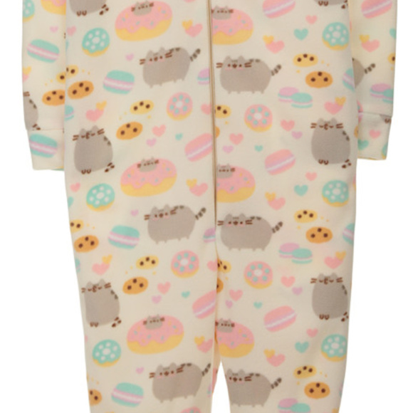Pusheen | Pajamas | Pusheen Girls Kids Onepiece Pajamas Sleepwear ...